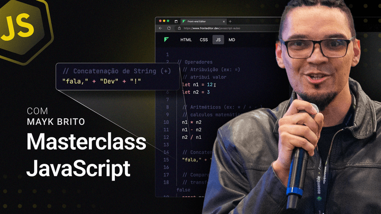 Masterclass gratuita de JavaScript | Rocketseat